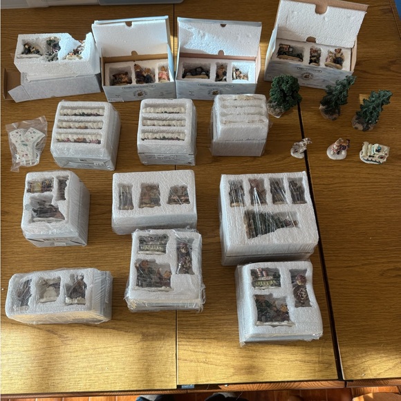 Boyds Bears | Holiday | 5 Piece Boyds Bears Christmas Village Miniature ...